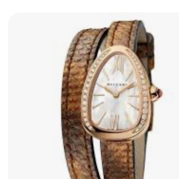 BVLGARI | Accessories | Bulgari Leather Wrap Around Watch With Gold ...